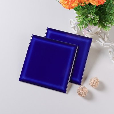 Tegels van de woonkamer de Kleurrijke Muur 15X15cm Tegels van de Schat Blauwe Ceramische Verglaasde Muur