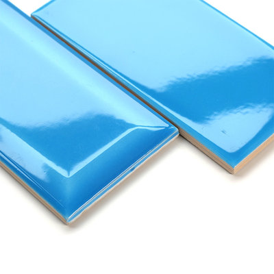 Tegels 75x150mm van de hemel Blauwe Kleurrijke Muur Woonkamerontwerp voor Binnenhuisarchitectuur