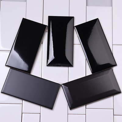 75x150 Ceramic Wall Tiles Glazed Surface Anti Skidding For Herringbone Kitchen