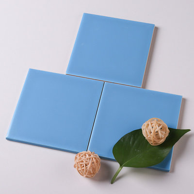 6x6 de ceramische van het de Tegelbalkon van het Muur Blauwe Onyx niet Misstap van de het Porseleintegel Ceramische Bloemen