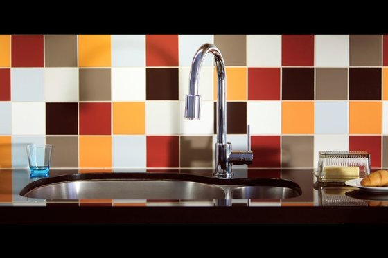 200x200 de oranje Ceramische Muur betegelt Opgepoetst Zuurvast eindigt voor Badkamerss