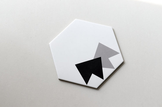 Vlotte van het de Tegelporselein van het Glans Ceramische Hexagon Mozaïek Hexagon Tegel 8“ X 9,2“