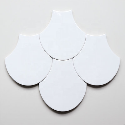 Glanzende van het de Tegelsventilator Gestalte gegeven Ontwerp 175x185 van de Oppervlakte Decoratieve Muur de Misstapweerstand
