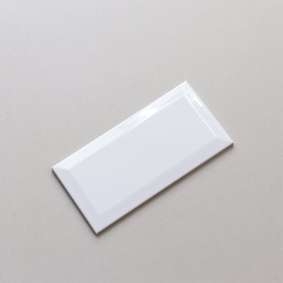 4*8 duim 100*200mm Tegel van de Keuken de Ceramische Afgeschuinde Matte Glanzende Metro in Wit