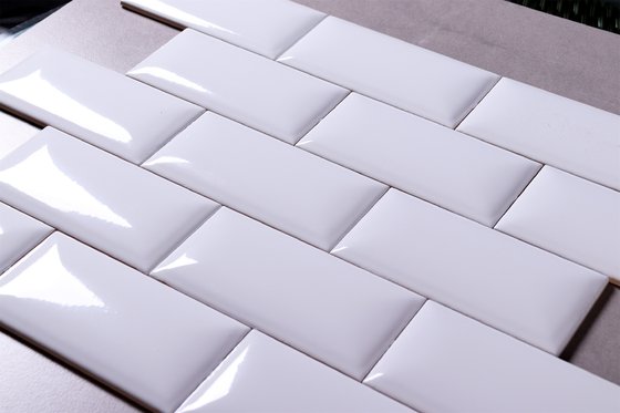 75x150mm kijkt het Ceramische Brood van Muurtegels Decoratieve Ontwerp Witte Kleur