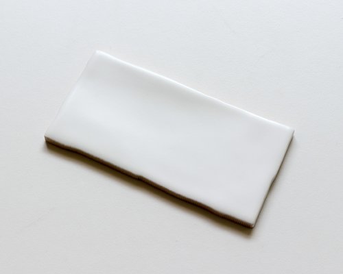 75x150mm Ongelijke Witte en Zwarte Metrotegels voor Metro van de Koffiewinkel Tegel