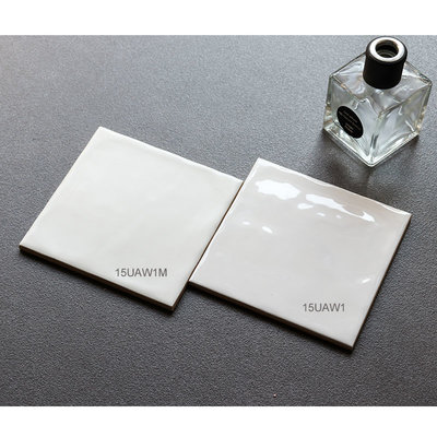 Van de de Metromuur van de huis de Decoratieve Keuken Backsplash Verglaasde Tegels 15*15 Cm in Wit