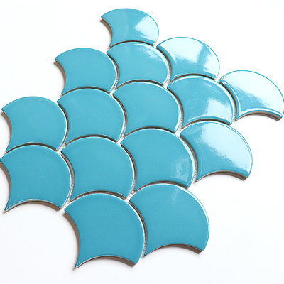 295X335mm de Groene van de de Vormkeuken van de Kleurenventilator Tegels van het het Decormozaïek Binnenlandse