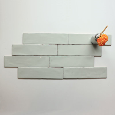 Van het de Kleurenontwerp van het achtergronddecorcement Groene van de de Golfrand Ceramische de Muurtegel