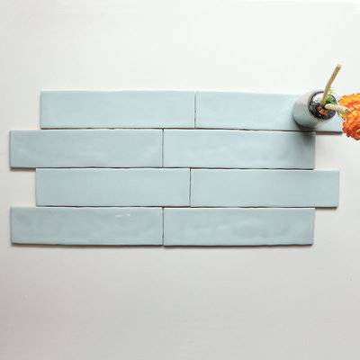 De waterdichte Backsplash-van de de Tegelshemel van de Muurbaksteen Blauwe Kleur