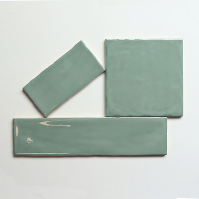 Van het Ontwerpjade green color waterproof ceramic van de badkamersdouche Onregelmatige Golvende de Muurtegel