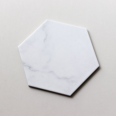 De Decoratie Jazz White Hexagon Floor Tiles van de koffiewinkel