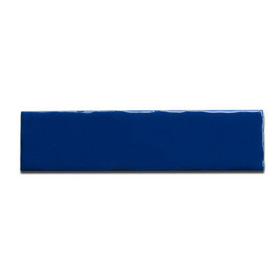5x20cm/2x8 Tegels van de duim de diep Blauwe 3d Ceramische Muur voor Badkamers/Slaapkamerdecoratie