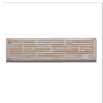 5x20cm/2x8 Tegels van de de Metromuur van de duim 3d Lichte Hemel Blauwe Ceramische voor Hotel Decoraction