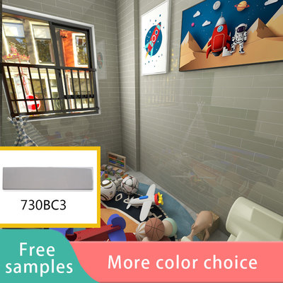 De zuivere Grijs/Duim van Gray Color Tile With Size 75x300mm/3*12 voor de Muurtegel van de Woonkamerdecoratie