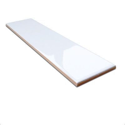 van de de Duim de Kleine Grootte van 75x300mm/3*12 Tegel van de de Glansmetro Zwart-witte Ceramische voor Douchezaal Decoratie