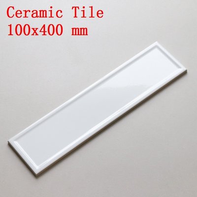Van de de Tegel Witte Kleur van de balkonmuur Buiten de Muurtegels met Grootte 100x400mm