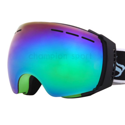 Gafas antis del esquí de la niebla de las lentes duales esféricas suaves de TPU con el marco de TPU