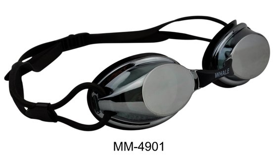 Niebla anti duplicada negro amplio de las gafas profesionales de la natación y protección ULTRAVIOLETA