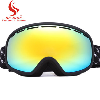 Girls Snowboarding Goggles Mirrored Ski Goggles CE / FDA Approved