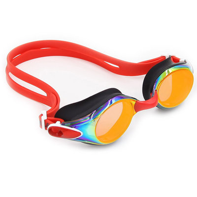 Gafas competitivas de la nadada de las gafas del equipo de natación con anti - lente y Nosebridge de la niebla