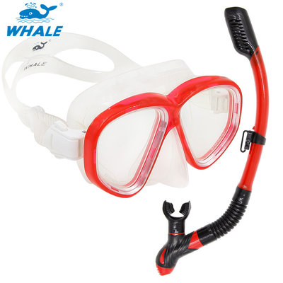 Sea Commercial Diving Equipment Mask Snorkel Set Tempered Glasses