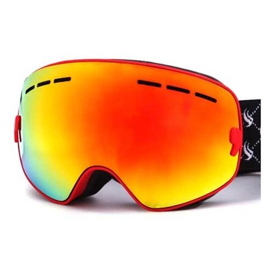 Gafas de seguridad menores de esquí de las gafas de los niños de la lente esférica de la PC de las gafas de la nieve de los niños del certificado del FDA y del CE