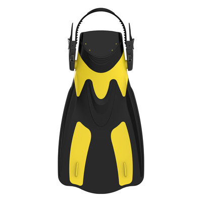Silicone Swimming Flippers Skin Diving Fins Diving Open Heel Swimming
