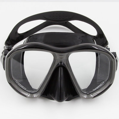 Adult professional Liquid Silicone Free Diving Mask With Tempered Glasses Lens