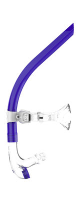 PU negra y roja adulta que nada Snorkle con la boquilla del silicón para el entrenamiento del nadador