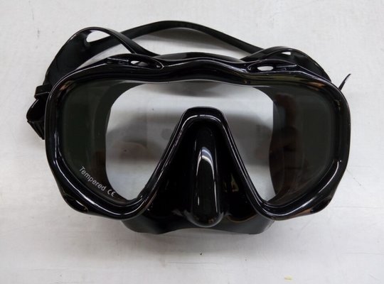 Gafas adultas del salto libre de la máscara de los buceadores con la falda suave de la correa negra del silicón