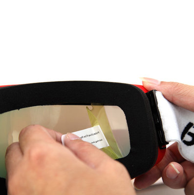 Lente doble duplicada patín adaptable de las gafas del esquí de la nieve con aprobaciones del CE