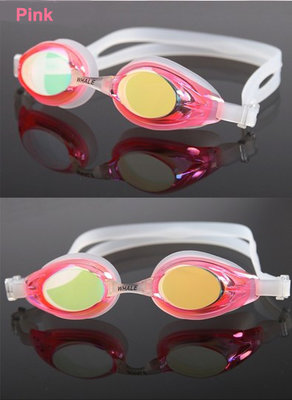 Gafas antis rosadas de la nadada de la niebla de las mujeres el 100% con 3 opciones del pedazo de la nariz
