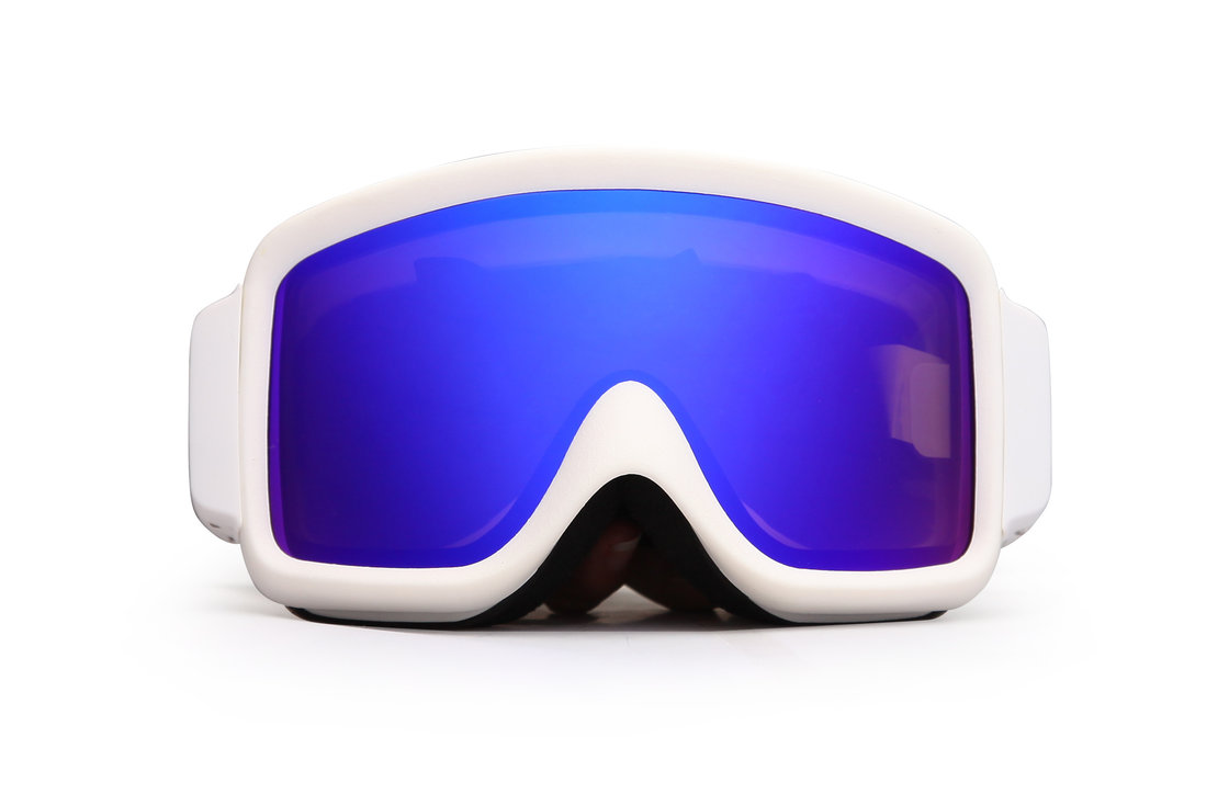 Adulto anti azul del rasguño ningunas gafas del esquí de la nieve de la niebla con la lente de la extra grande