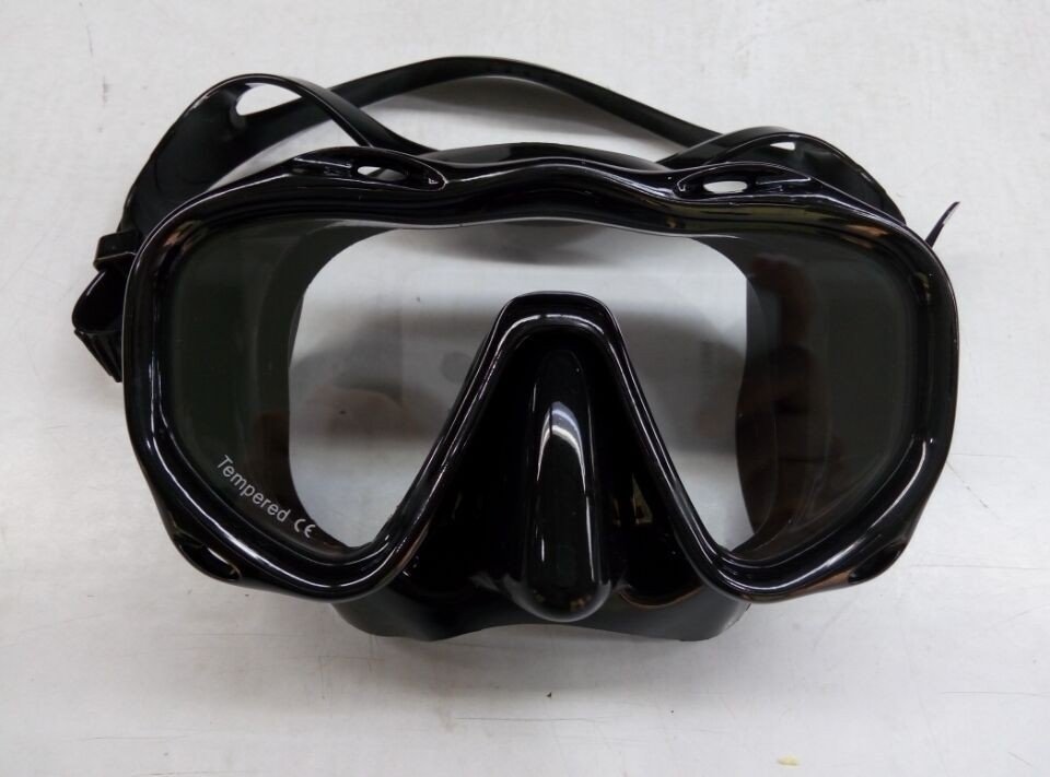 Gafas adultas del salto libre de la máscara de los buceadores con la falda suave de la correa negra del silicón