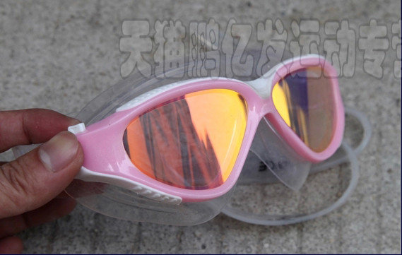 Gafas que nadan duplicadas niebla anti rosada modificadas para requisitos particulares para mujer, para hombre