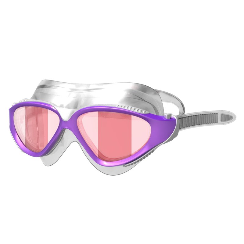 Gafas antis de la natación de la niebla del espejo del arte de la máscara fresca rosada de la natación con la junta del silicón