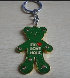 le cinghie e i keychains adorabili economici del telefono cellulare dell'orso metal la Cina
