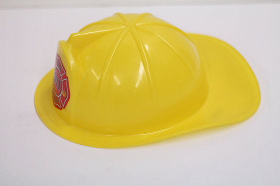 Cappelli di plastica della costruzione di Bongrace per i bambini, casco di plastica giallo