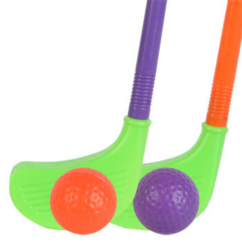 Insiemi di plastica del golf dei bambini all'aperto, i club di golf di plastica dei bambini
