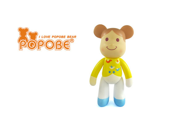 Supporto di plastica rotabile del telefono domestico della decorazione del giocattolo dell'orso della testa degli arti di POPOBE