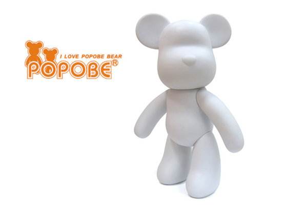 Regali a 20 pollici dell'orso del PVC dello spazio in bianco POPOBE di modo DIY per la decorazione dell'ufficio