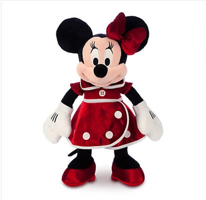 Peluche rossa Minnie Mouse di Disney di modo per i giocattoli farciti giorni di S. Valentino