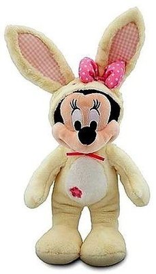 Coniglietto su misura della peluche di Mickey Mouse degli animali farciti in Brown/bianco sporco