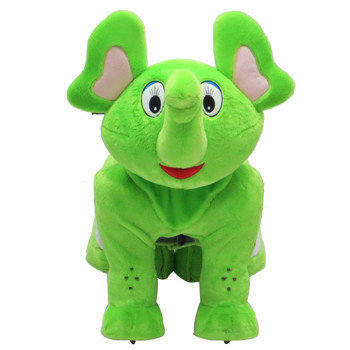 Automobile elettrica del giocattolo della peluche/automobile del giocattolo animale farcito/prezzi dell'automobile della peluche elefante di fantasia
