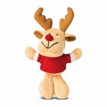 Lovely Reindeer Moose Stuffed Animal Christmas Plush Toys 15cm Size