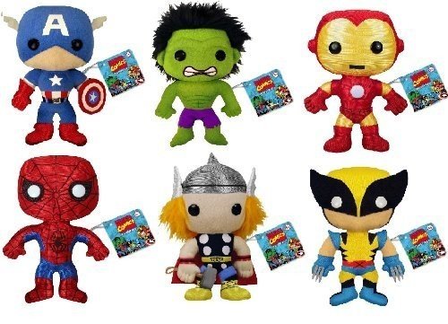 La peluche sveglia del fumetto degli animali farciti dello Spiderman gioca per il partito/festival