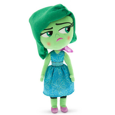 Disgust Soft Disney Plush Toys Sewing Rag Dolls Stuffed Animals