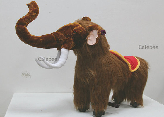 Interesting Kids Plush Elephant Ride / Mechanical Horse Toys Entertainment Equipment