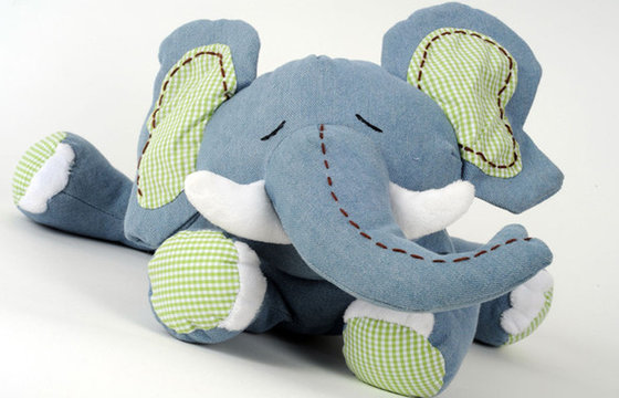 Il denim 10&quot; dell'animale farcito del formichiere del denim dell'indaco di Maison gioca lo stile d'annata